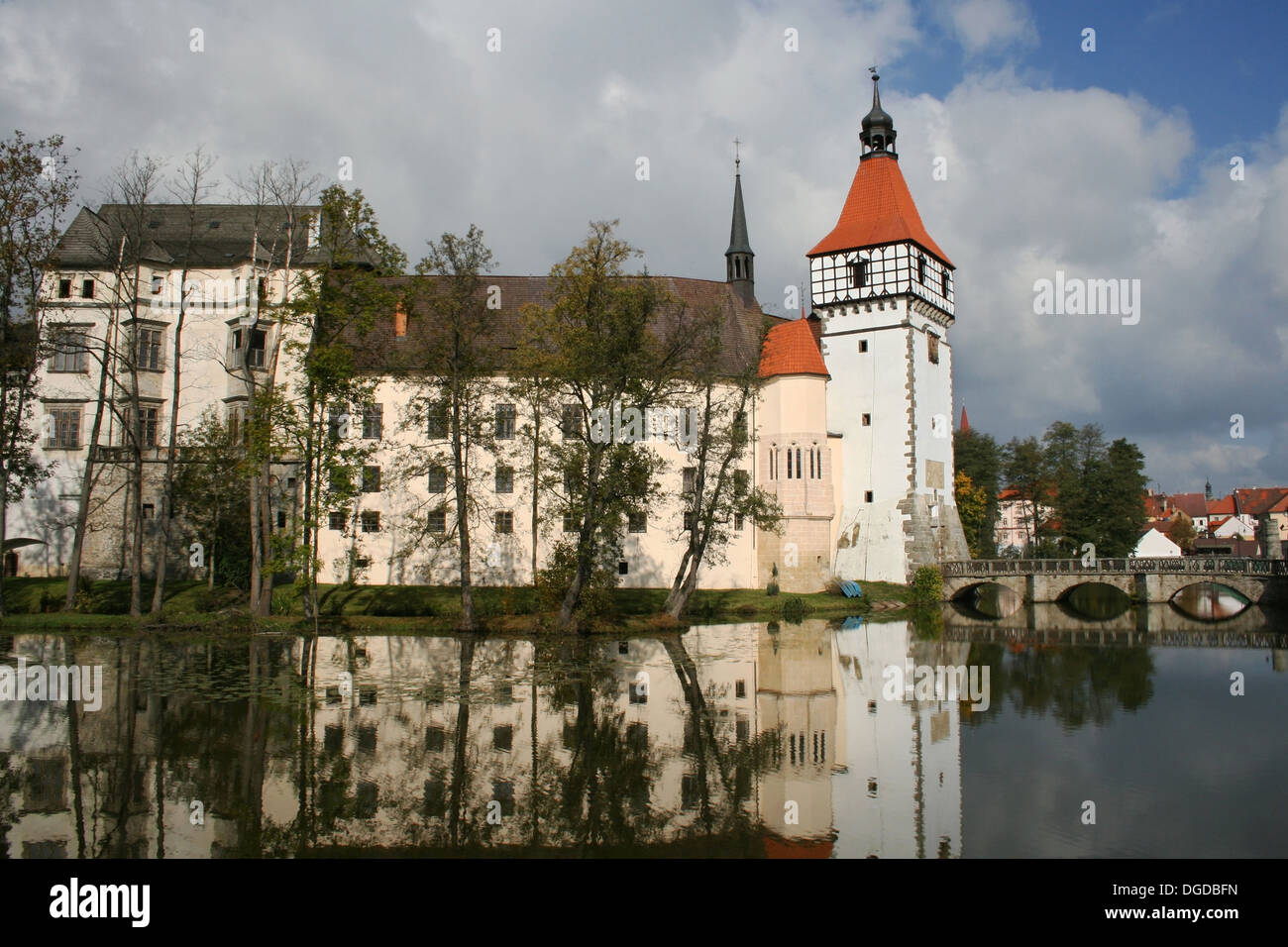 Castle of Blatna in South Bohemia, Czech Republic Stock Photo - Alamy