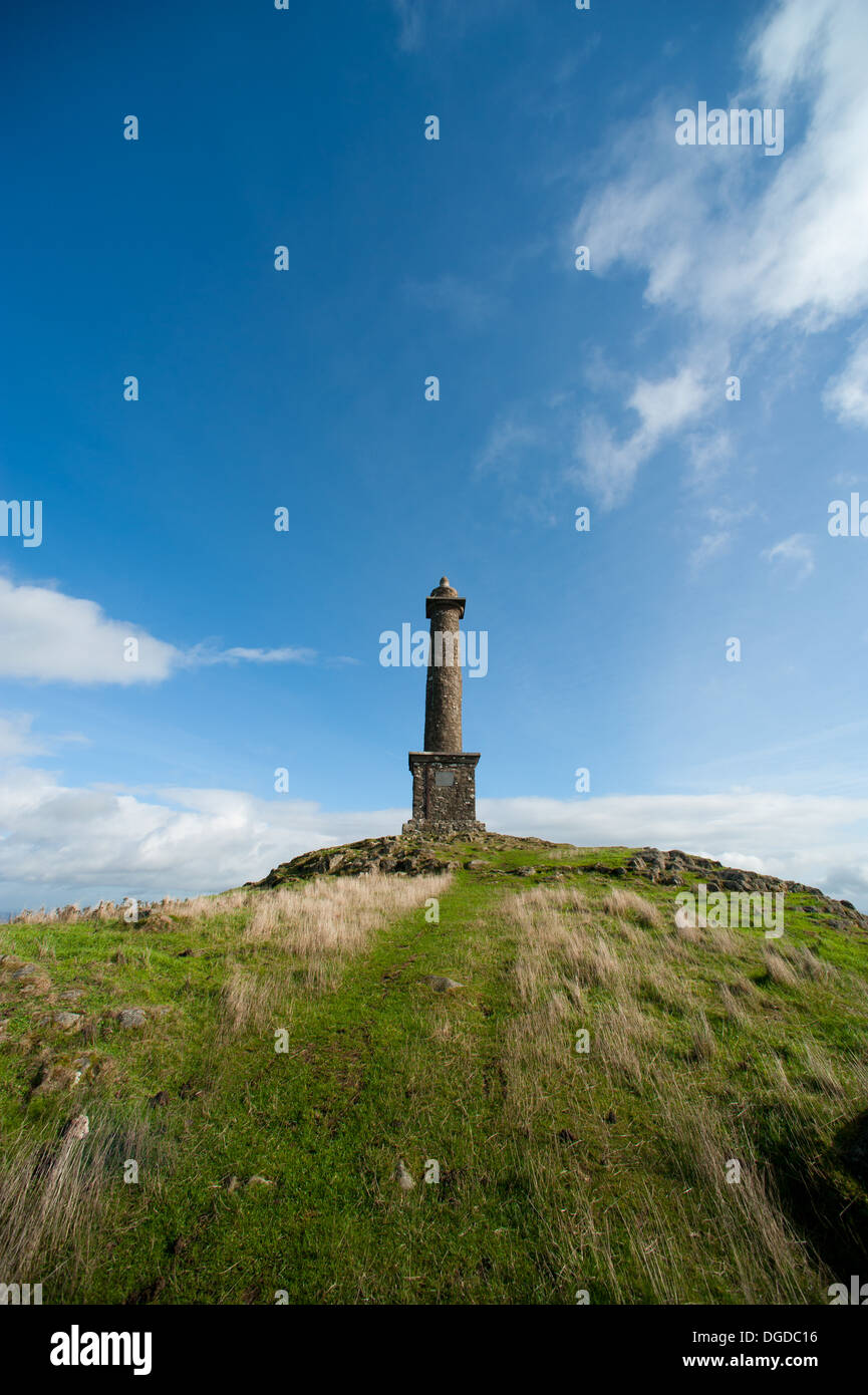 Rodney's Pillar, Breidden Hills, on the Shropshire-Powys border, UK ...