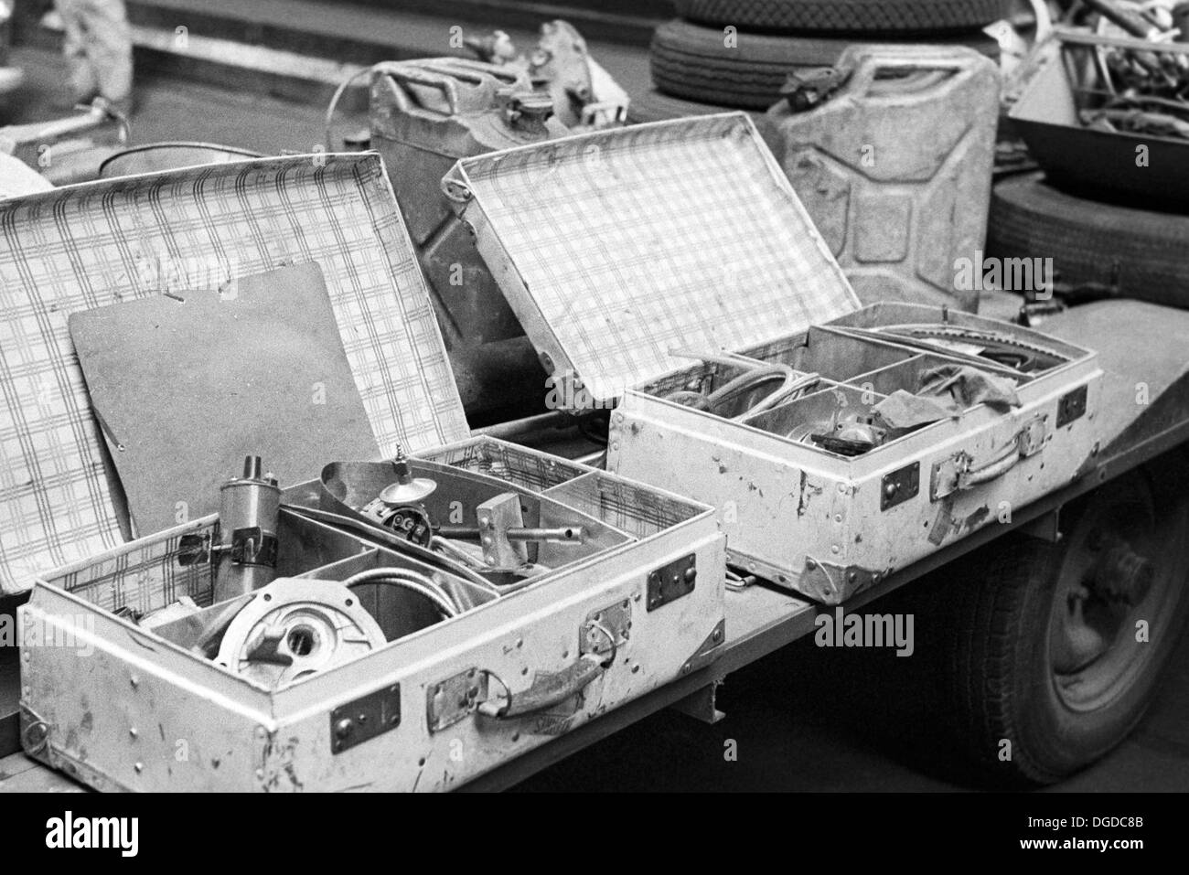 Tool boxes and petrol cans, motor racing the way it was, Dundrod TT ...