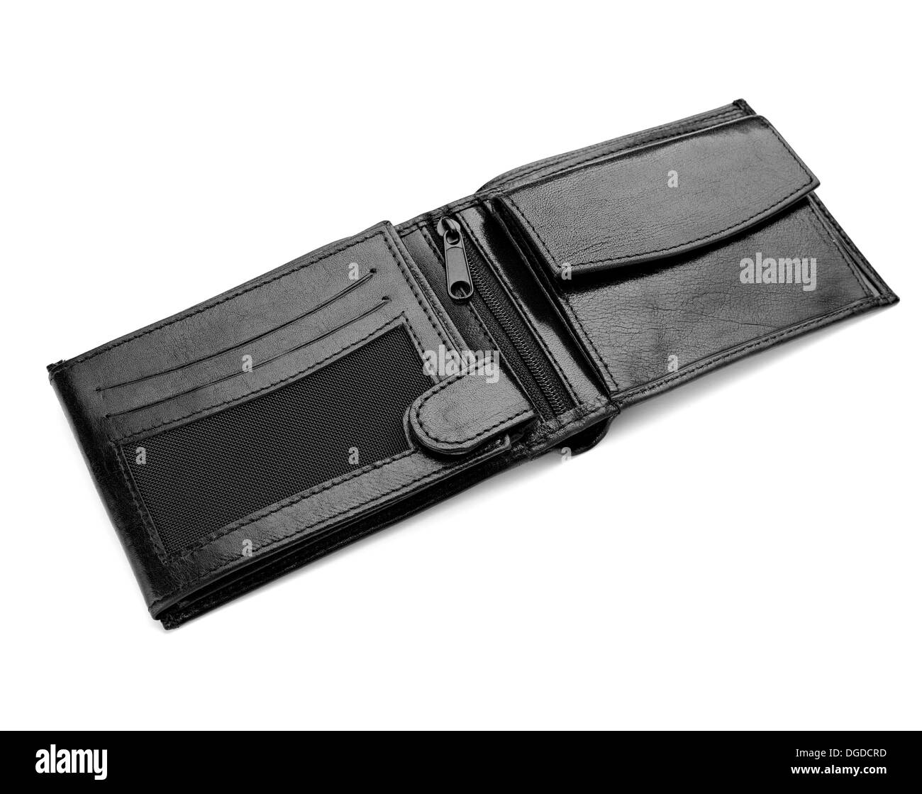 Empty wallet white background Black and White Stock Photos & Images - Alamy