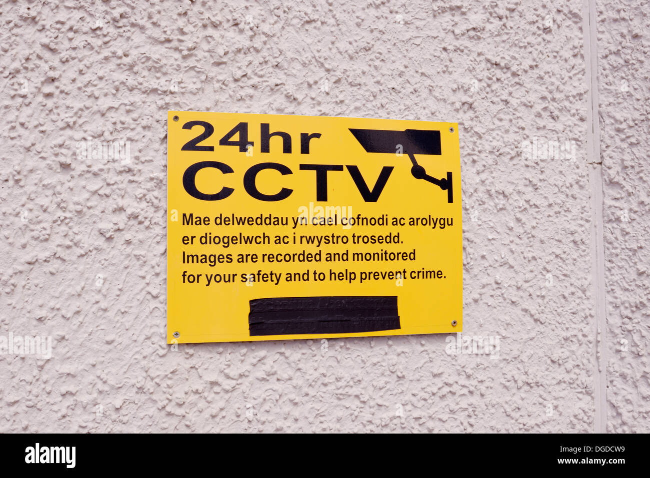 Cctv security camera sign warning hi-res stock photography and images ...