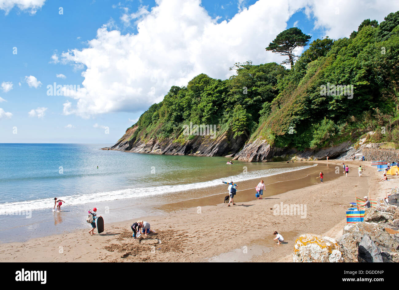 Porthluney cove beach cornwall hi-res stock photography and images - Alamy