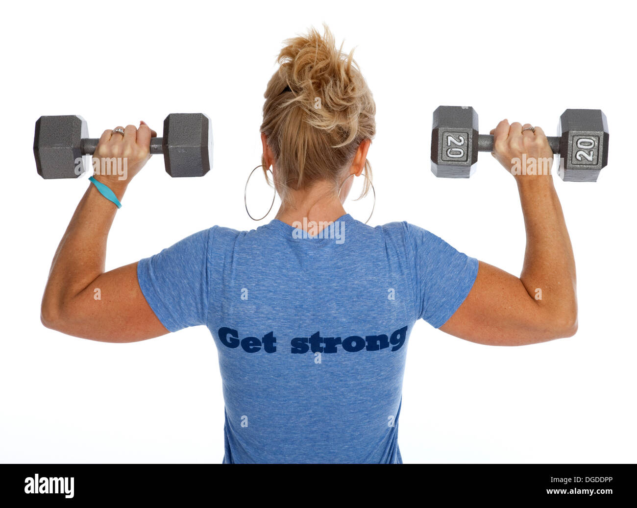 Back view female bodybuilder hi-res stock photography and images - Alamy