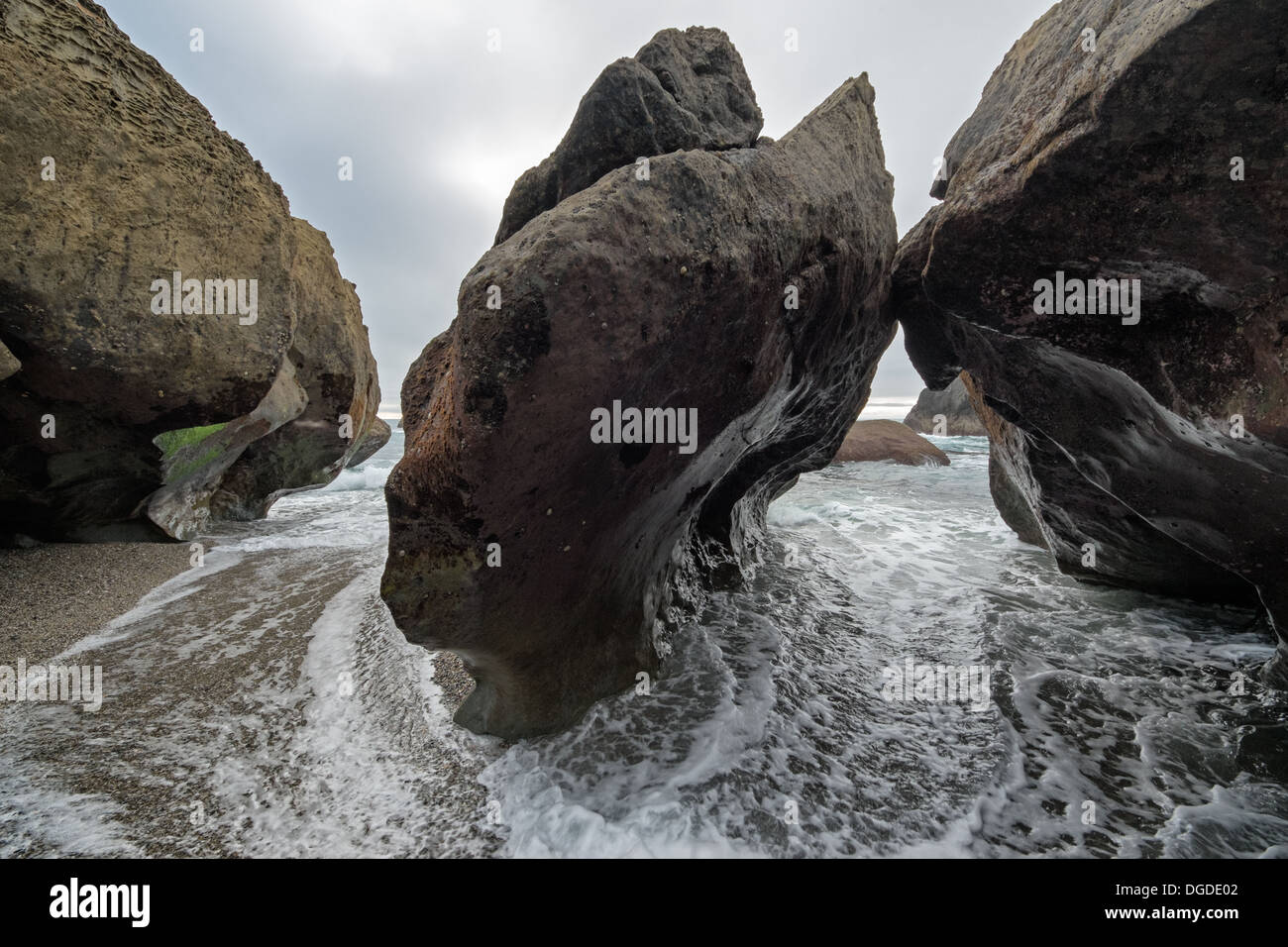 Rocks on the beach Stock Photo - Alamy