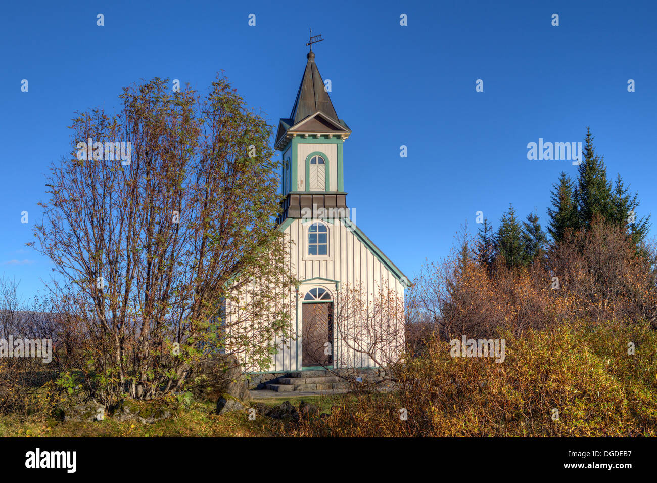 Thingvellir church hi-res stock photography and images - Alamy
