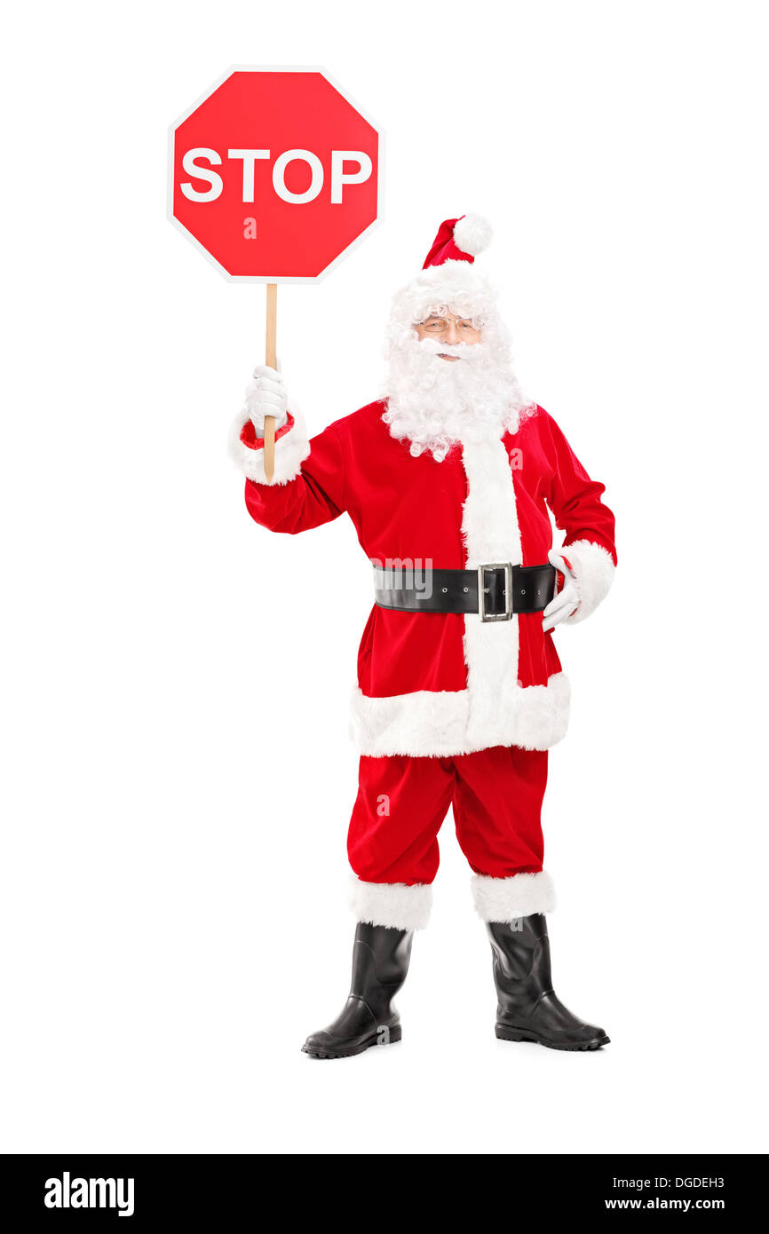 Santa stop here sign hi-res stock photography and images - Alamy