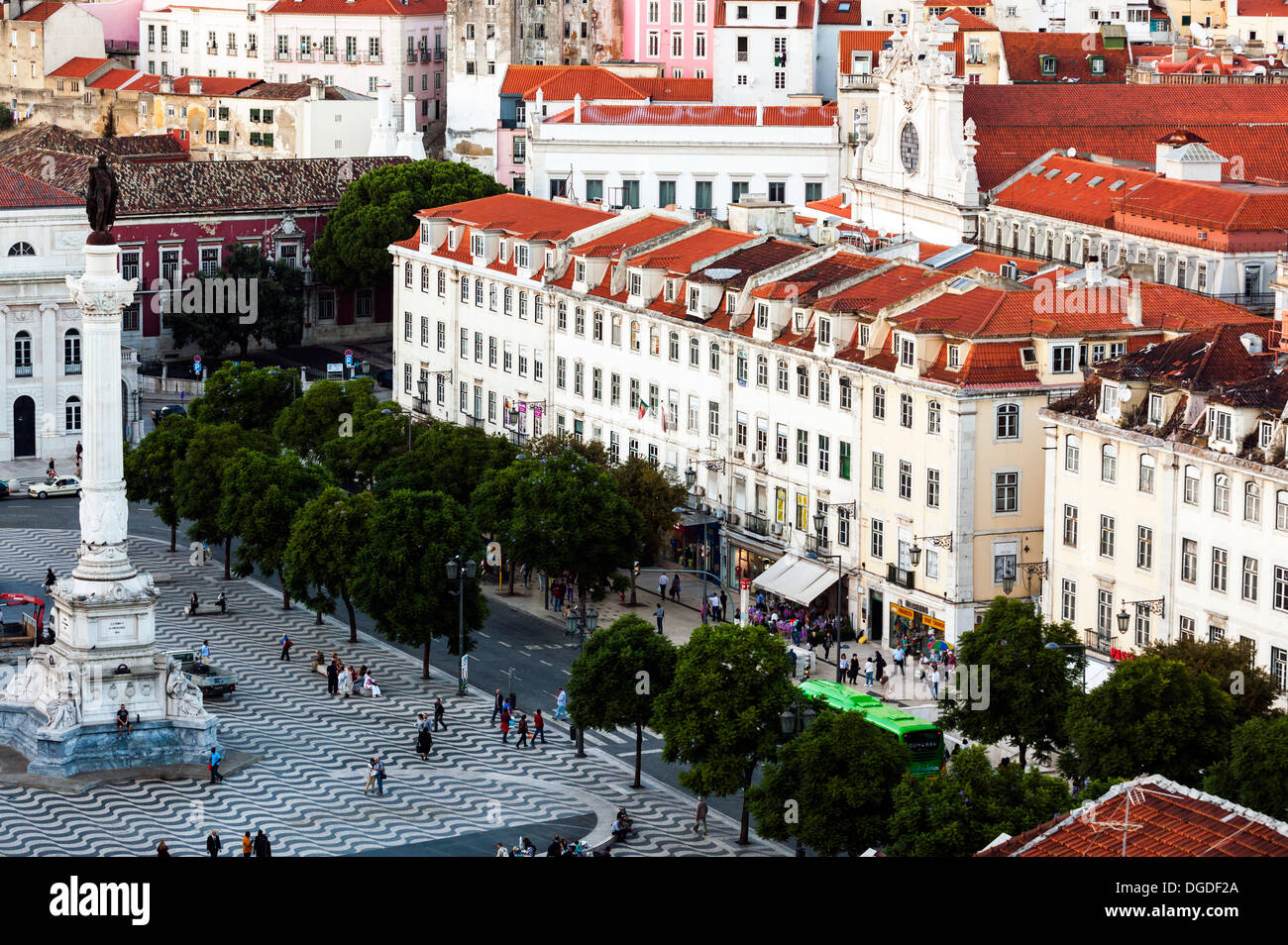 D pedro iv square hi-res stock photography and images - Alamy