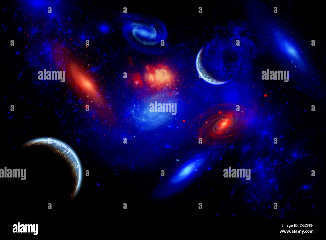 Cosmic colours hi-res stock photography and images - Alamy