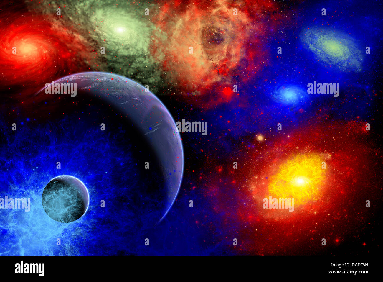Cosmic colours hi-res stock photography and images - Alamy