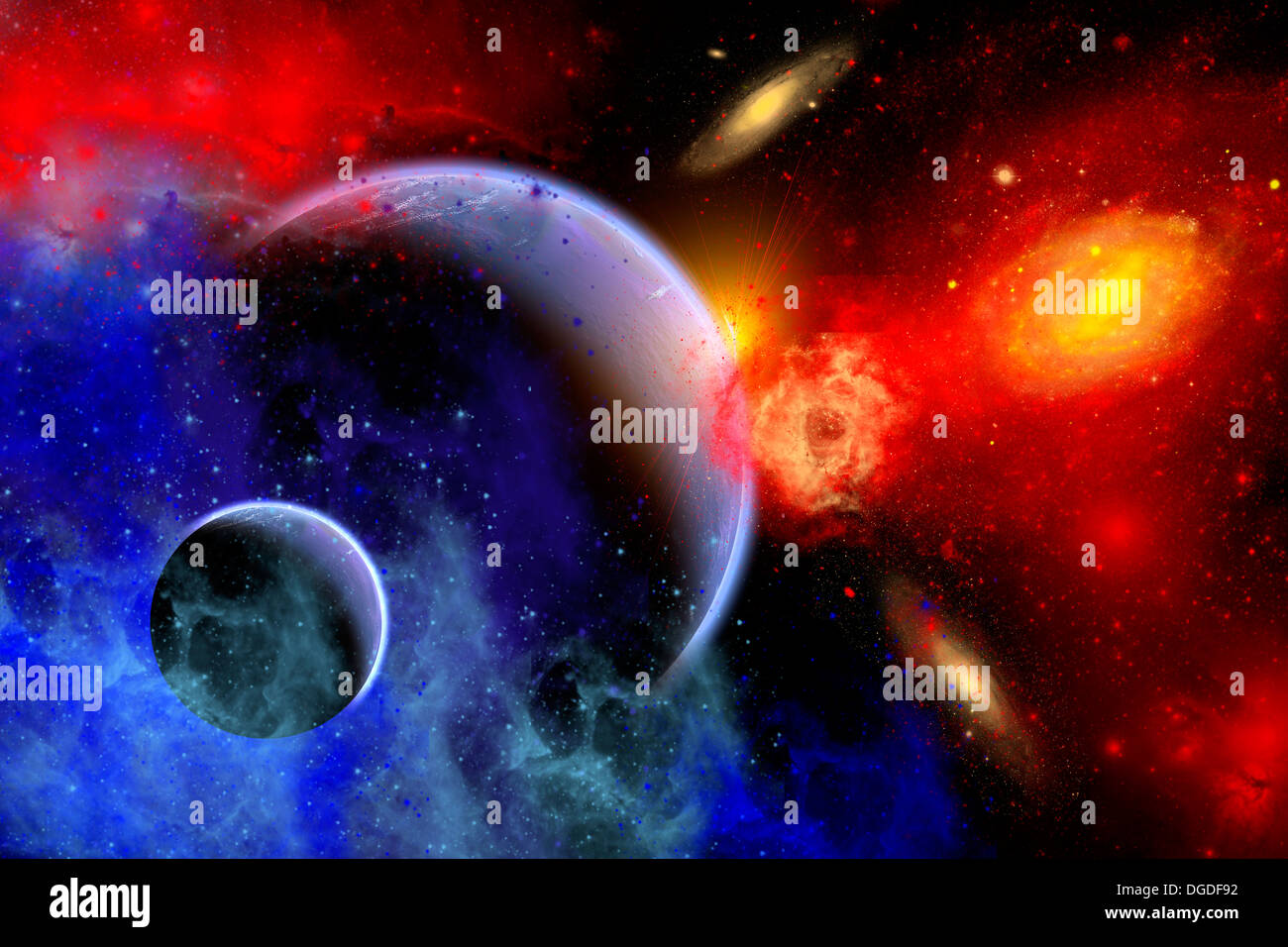 Cosmic colours hi-res stock photography and images - Alamy