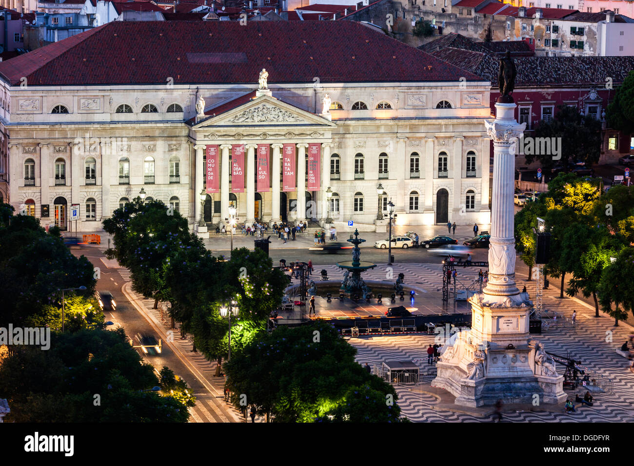 Pedro iv square hi-res stock photography and images - Alamy