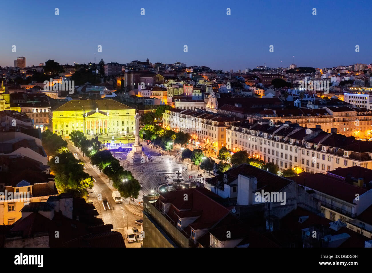 D pedro iv square hi-res stock photography and images - Alamy