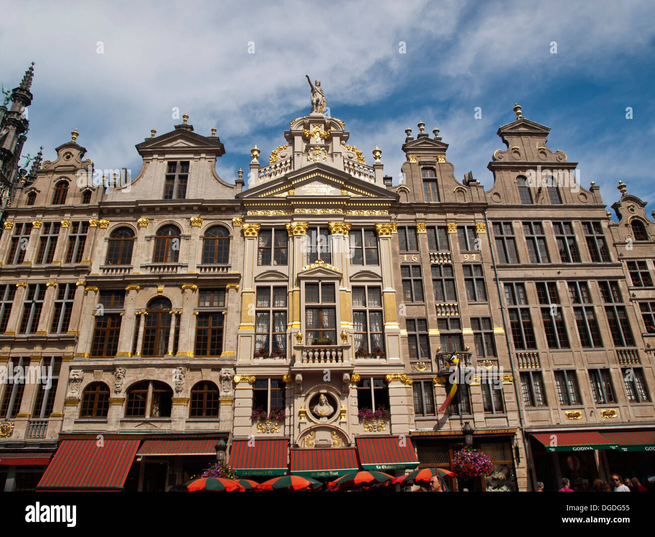 Grand place buildings Stock Photo - Alamy