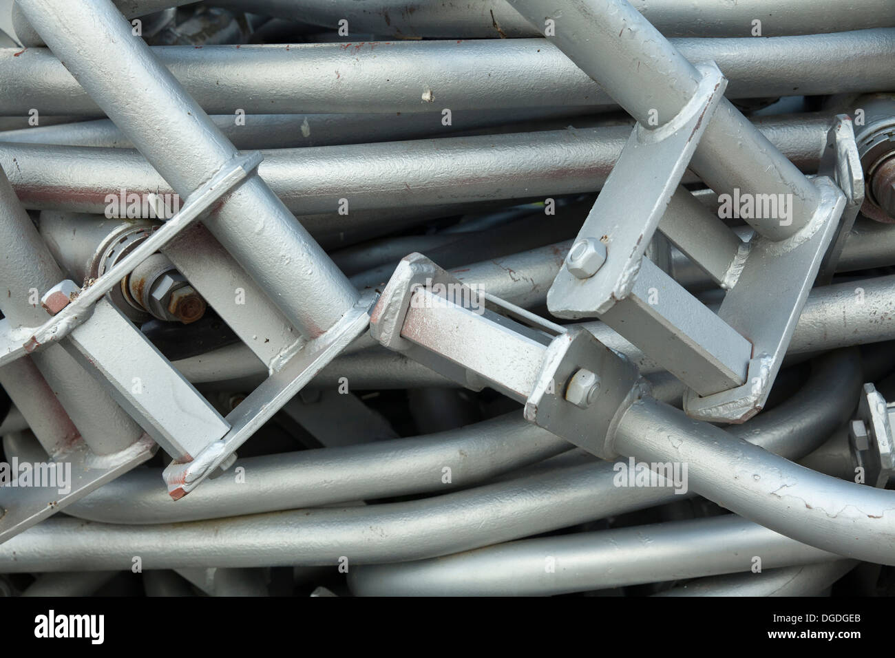 metal pipes in stack Stock Photo - Alamy