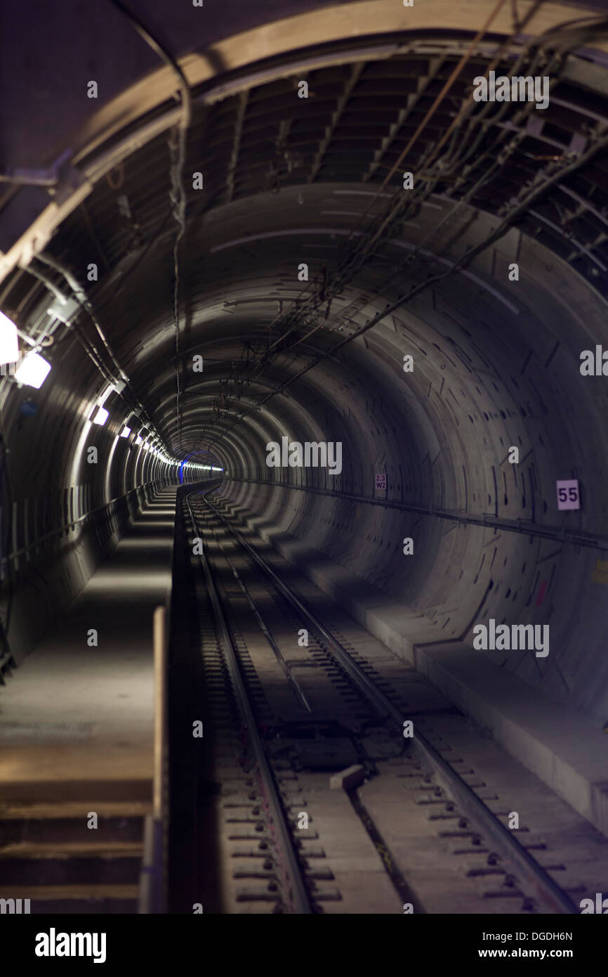 Underground station, Los Angeles Gold Line Train Stock Photo - Alamy