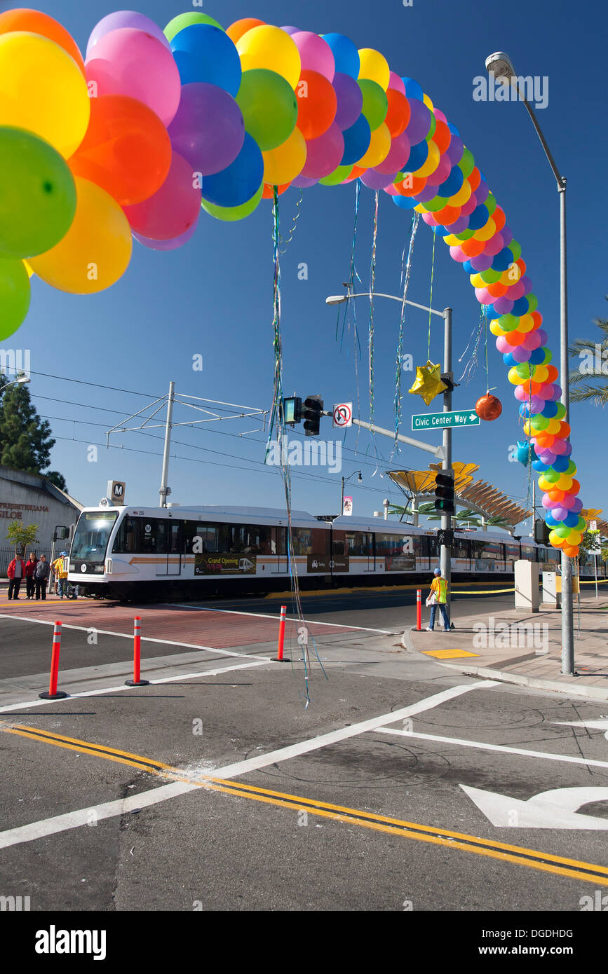 Opening ceremony of Gold Line in East Los Angeles Stock Photo - Alamy