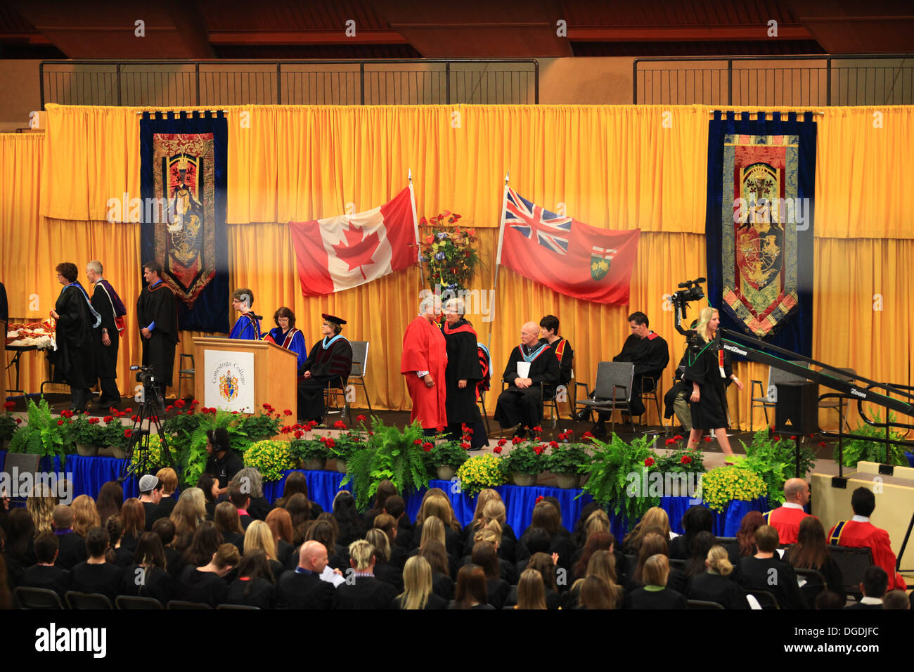 College convocation ceremony in Ontario, Canada Stock Photo - Alamy