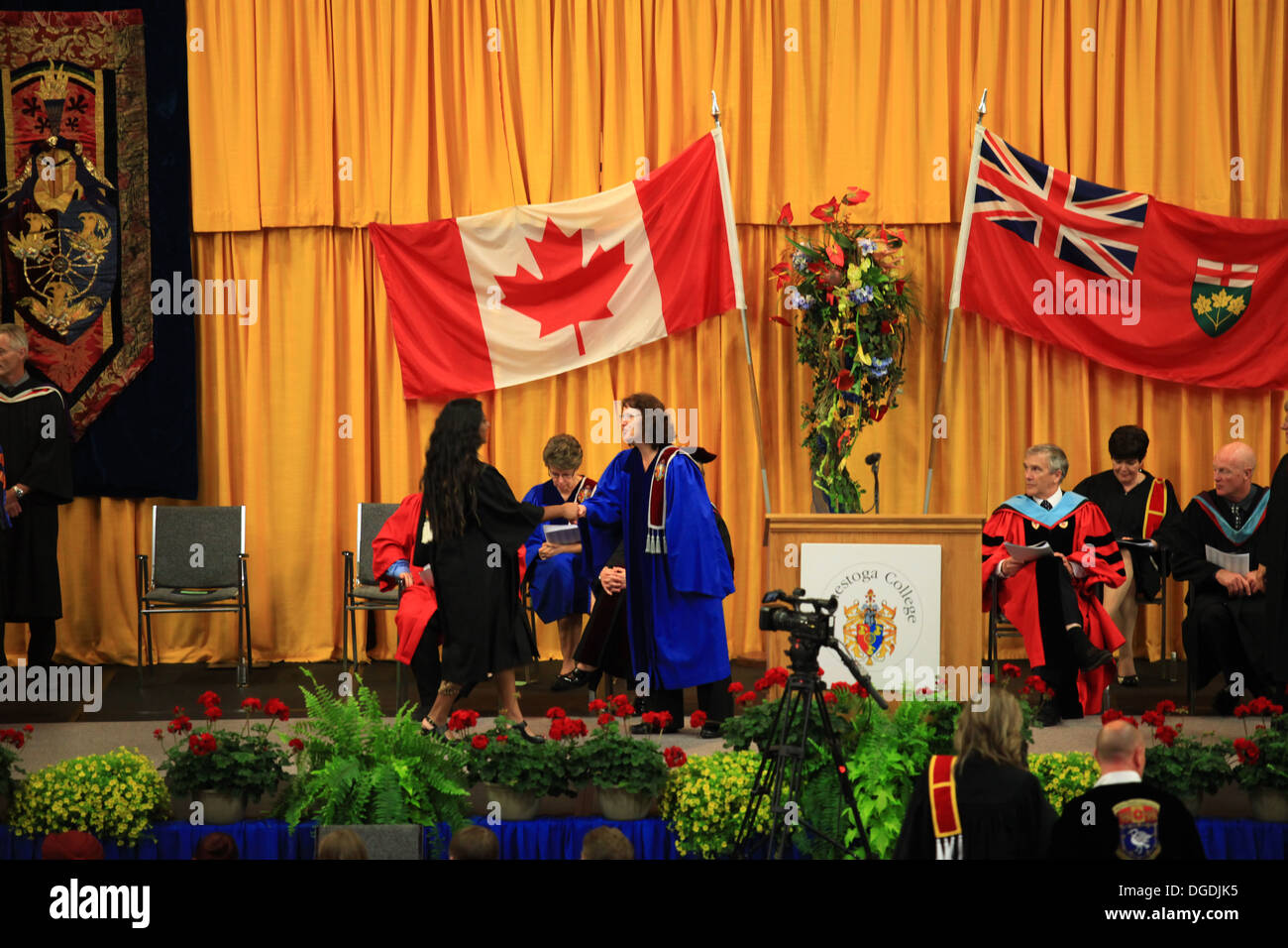 College convocation ceremony in Ontario, Canada Stock Photo - Alamy