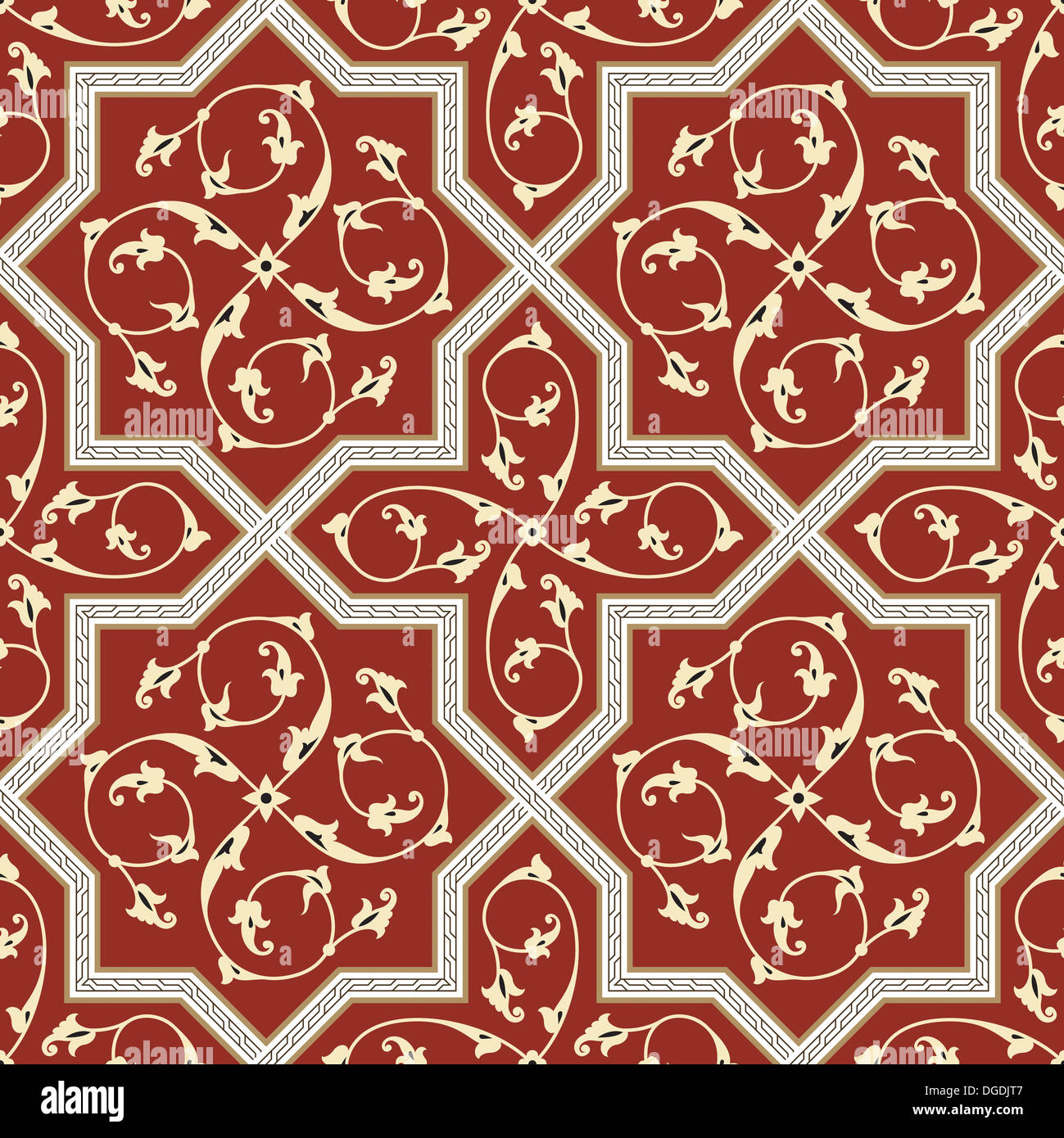 Arabic Seamless Pattern Stock Photo - Alamy