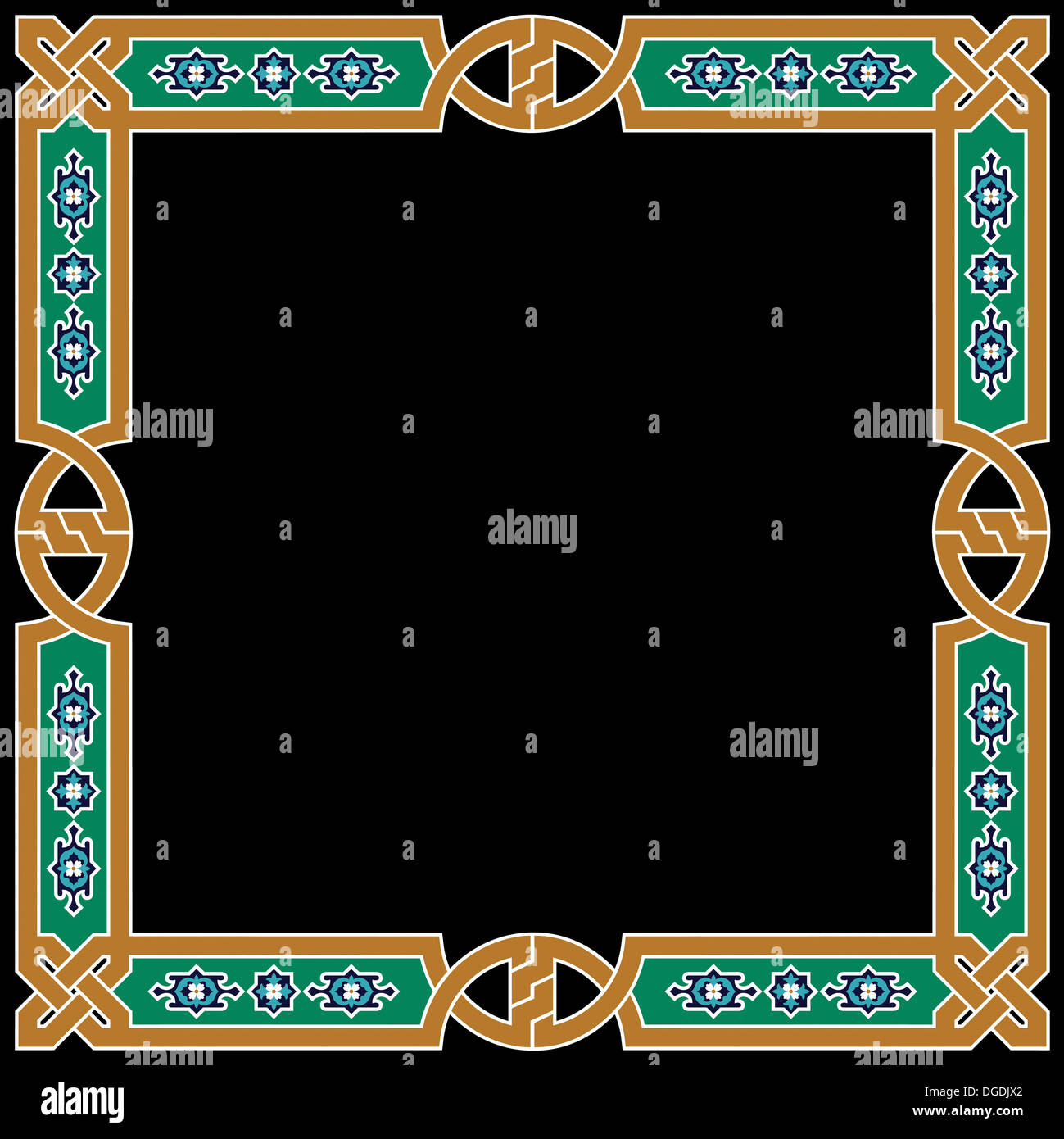 Traditional Arabic Frame Stock Photo - Alamy