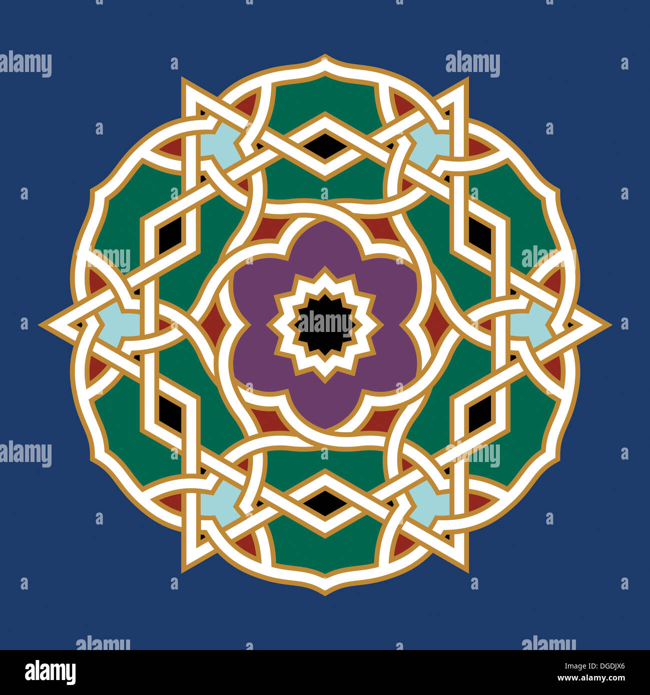 Traditional Arabic Ornament Stock Photo - Alamy