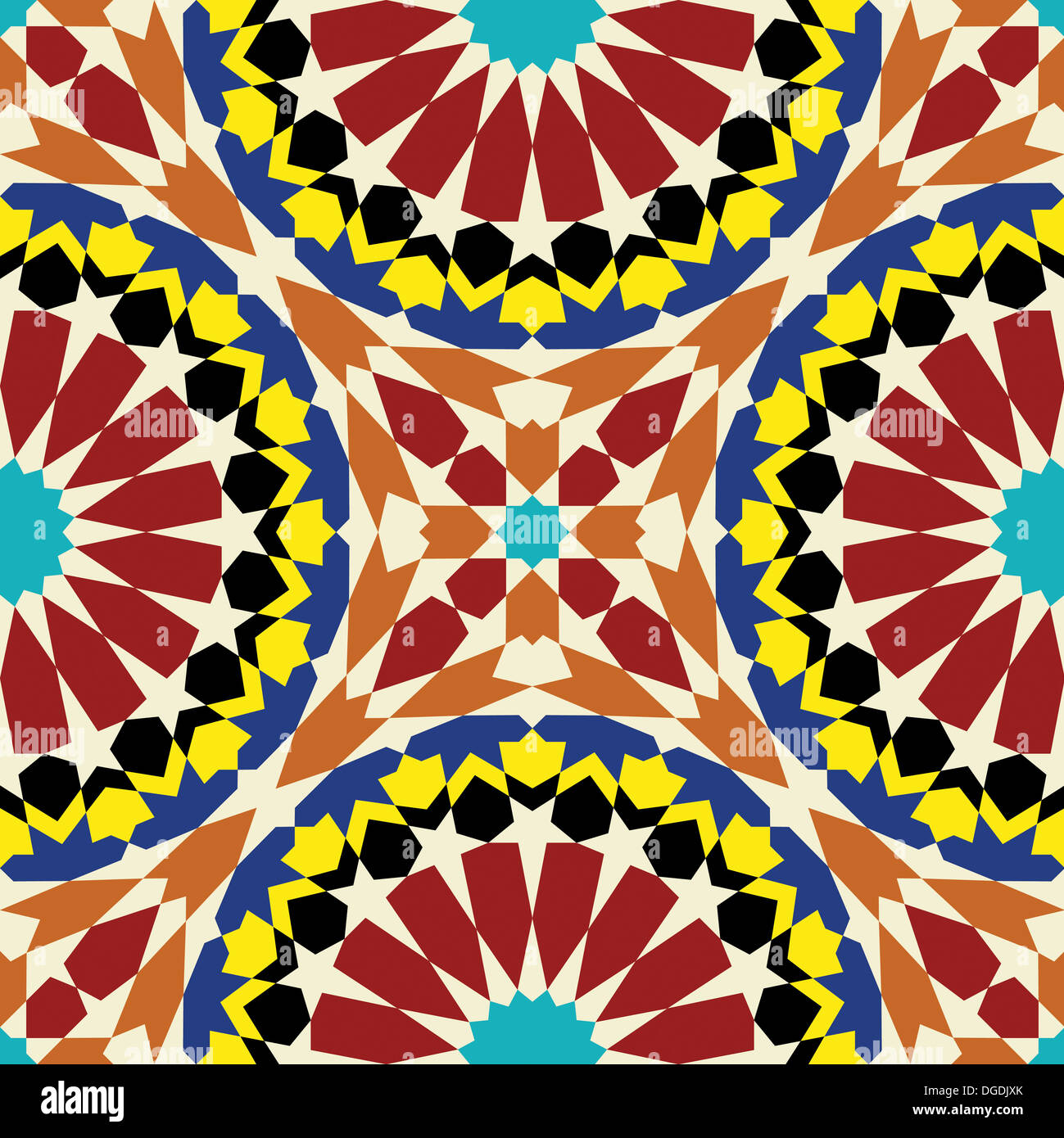 Morocco Seamless Pattern Stock Photo - Alamy