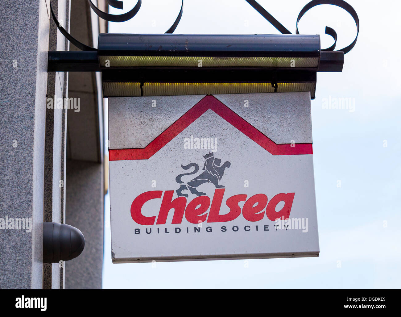 Chelsea Building Society Sign Stock Photo - Alamy