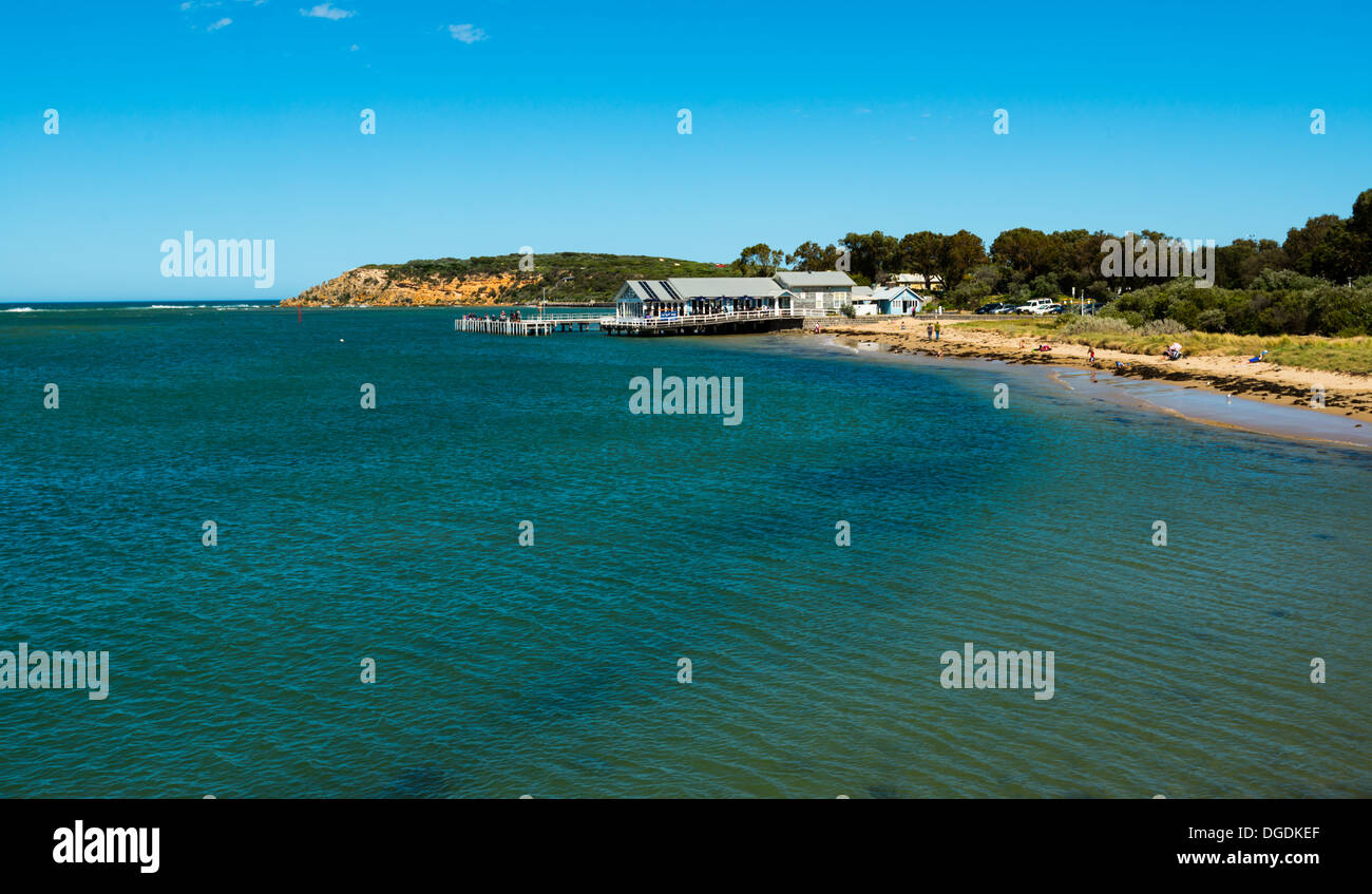 Cafe on the Barwon river is a popular location located in the town of ...
