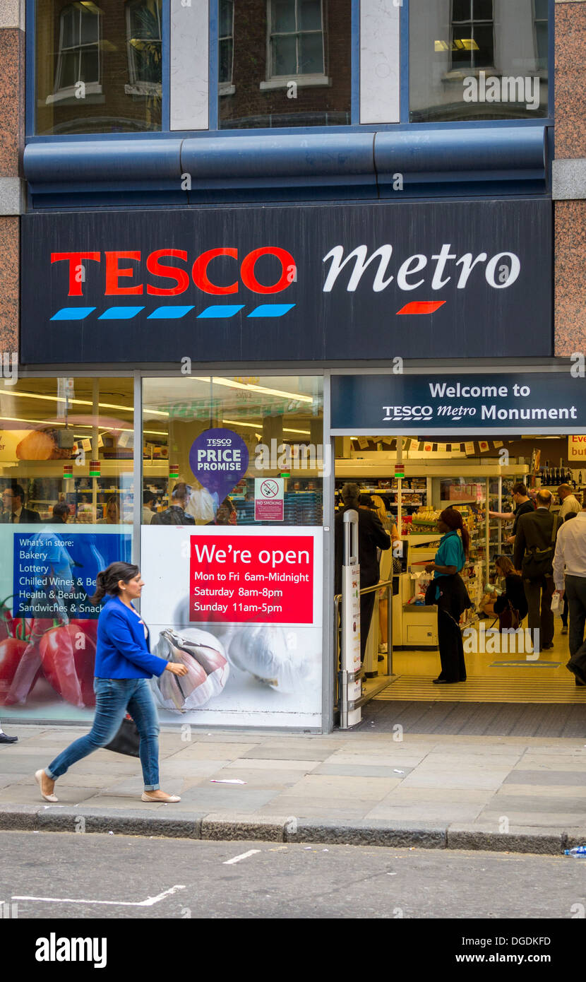 Tesco Metro High Resolution Stock Photography and Images - Alamy