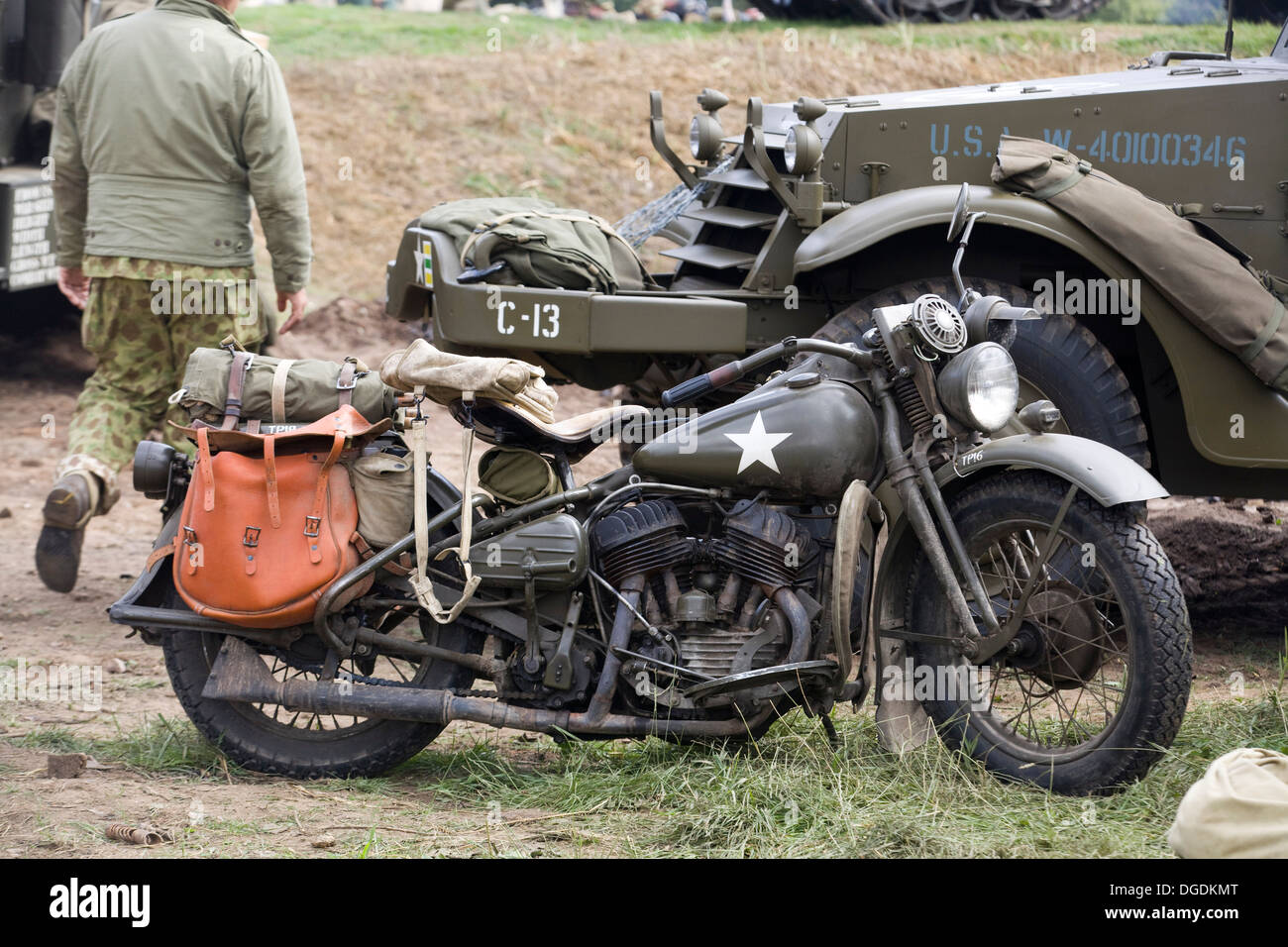 Military motor bike hi-res stock photography and images - Alamy
