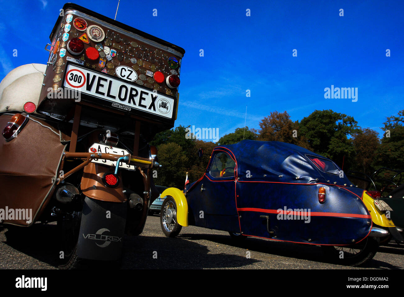 Velorex a small three-wheeled car was manufactured in Czechoslovakia ...