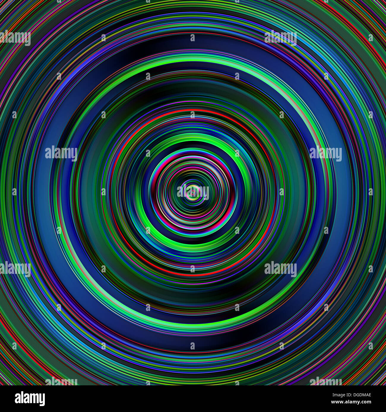 Dark multicoloured circles disk illustration Stock Photo - Alamy