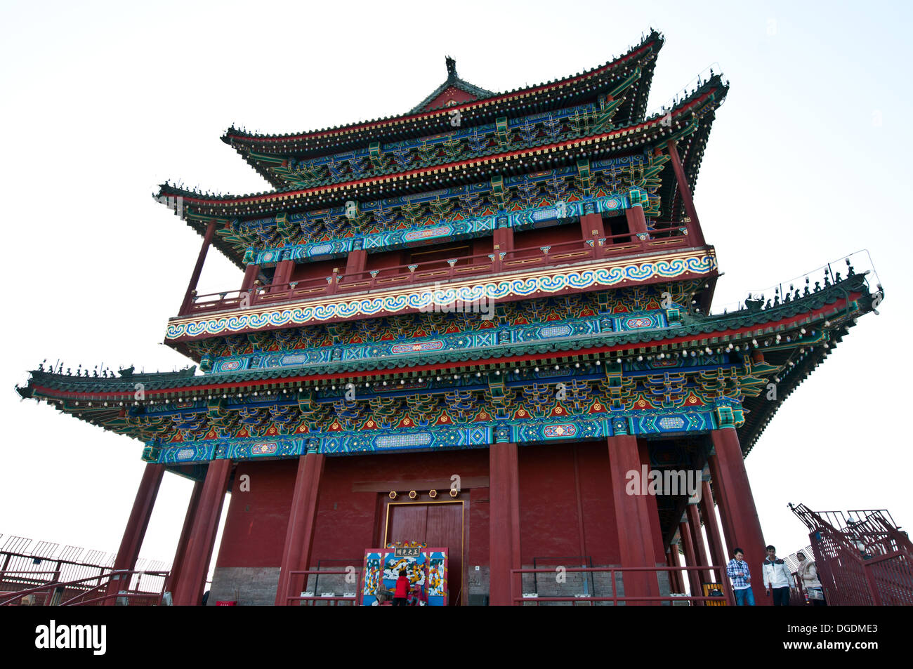 Zhengyangmen Gate (Qianmen) located to the south of Tiananmen Square ...