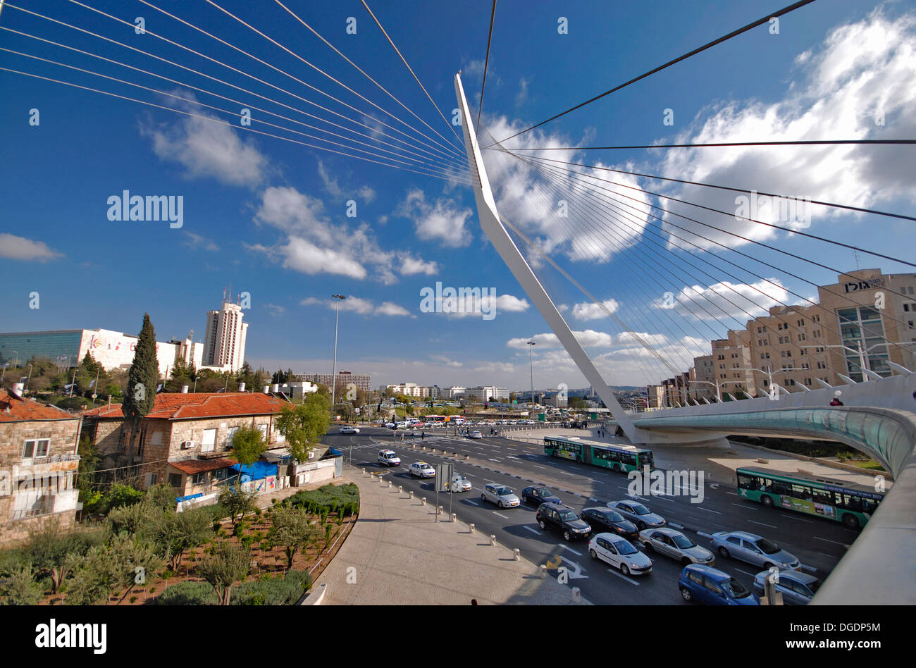 Jerusalem String Bridge Stock Photo - Alamy