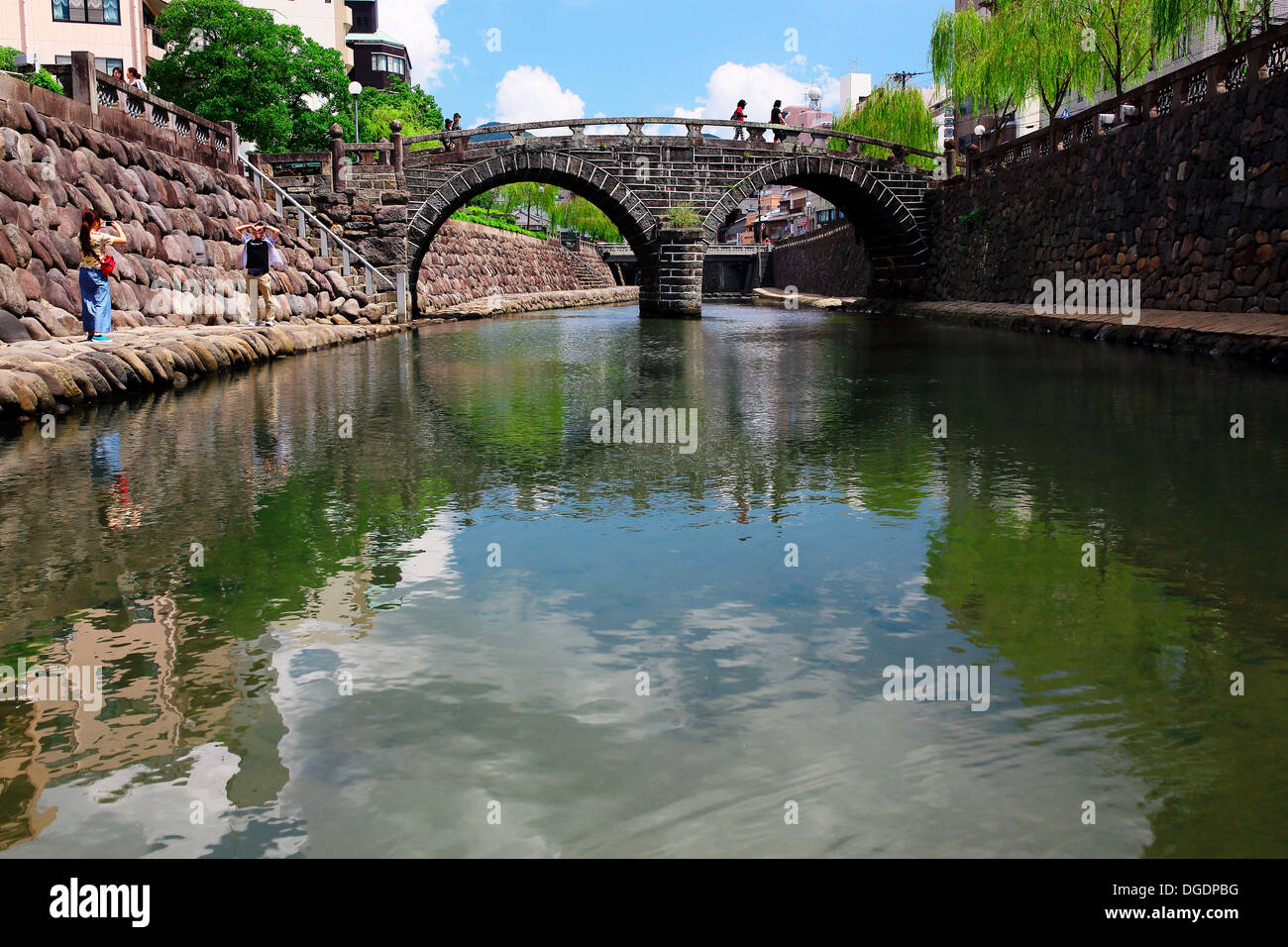 Nagasaki Spectacles Bridge Stock Photo - Alamy