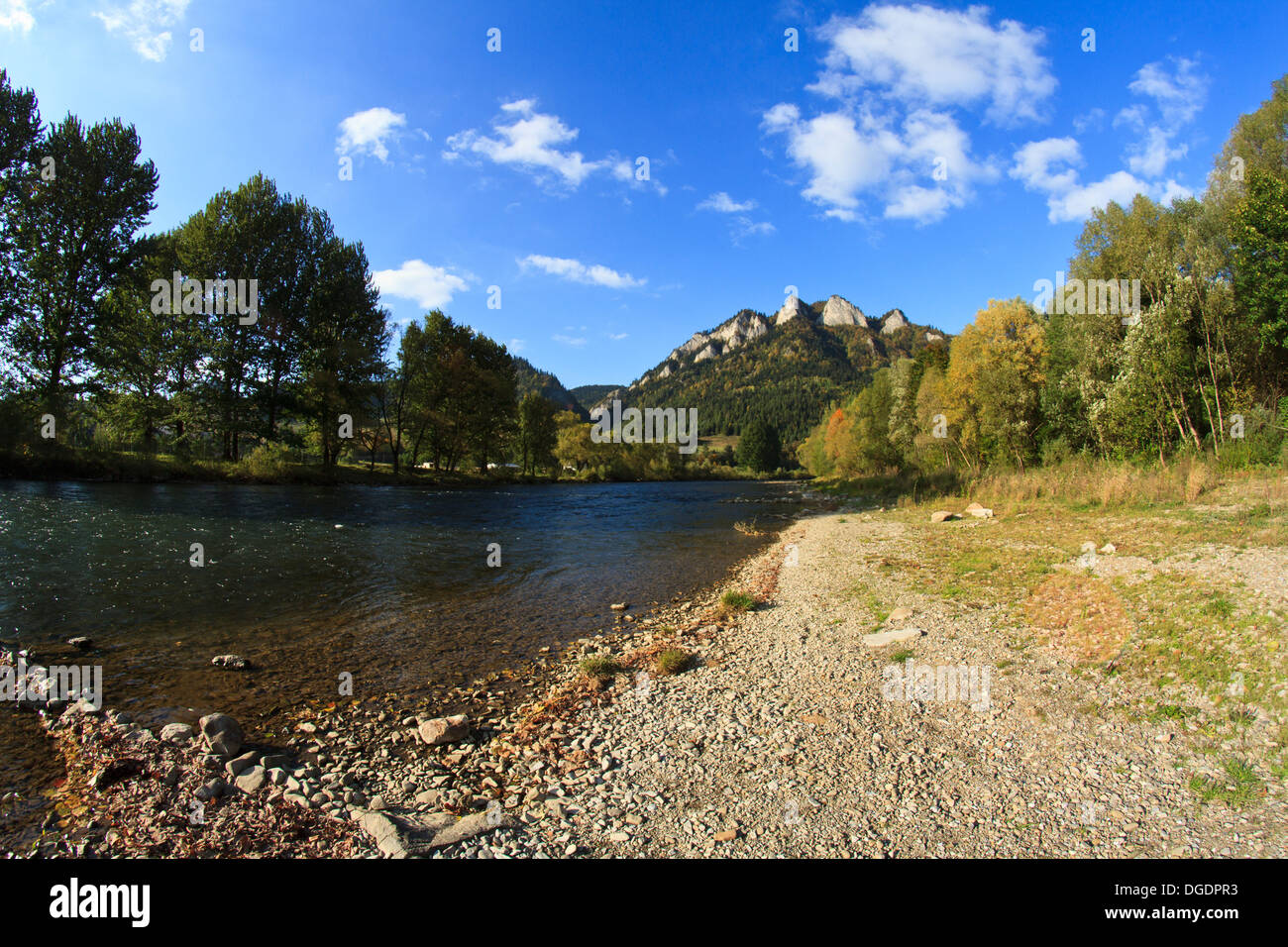Trzy Korony (eng. Three Crowns) - the highest peak of Pieniny mountains ...