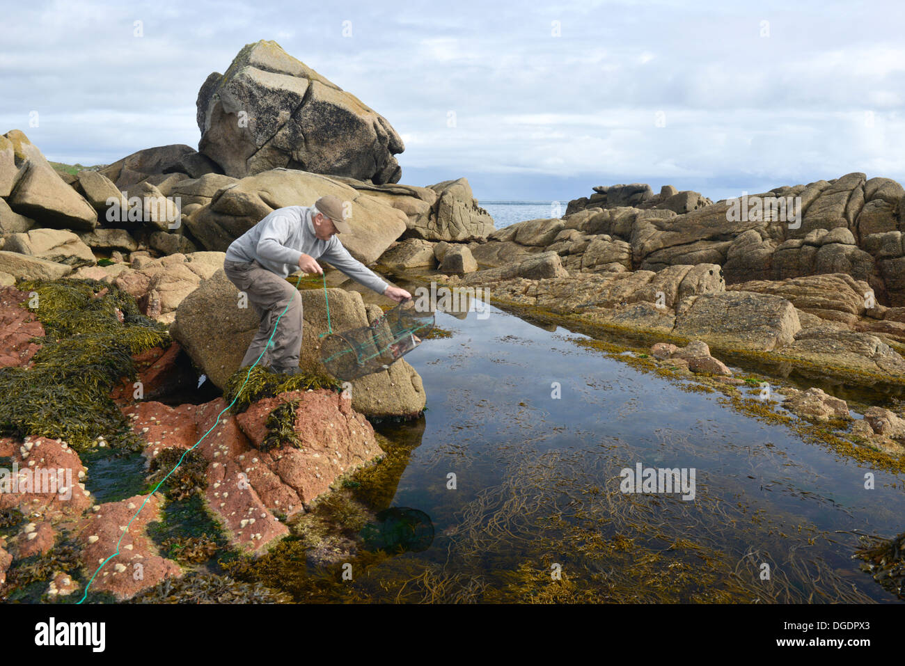 Old rock fish trap hi-res stock photography and images - Alamy