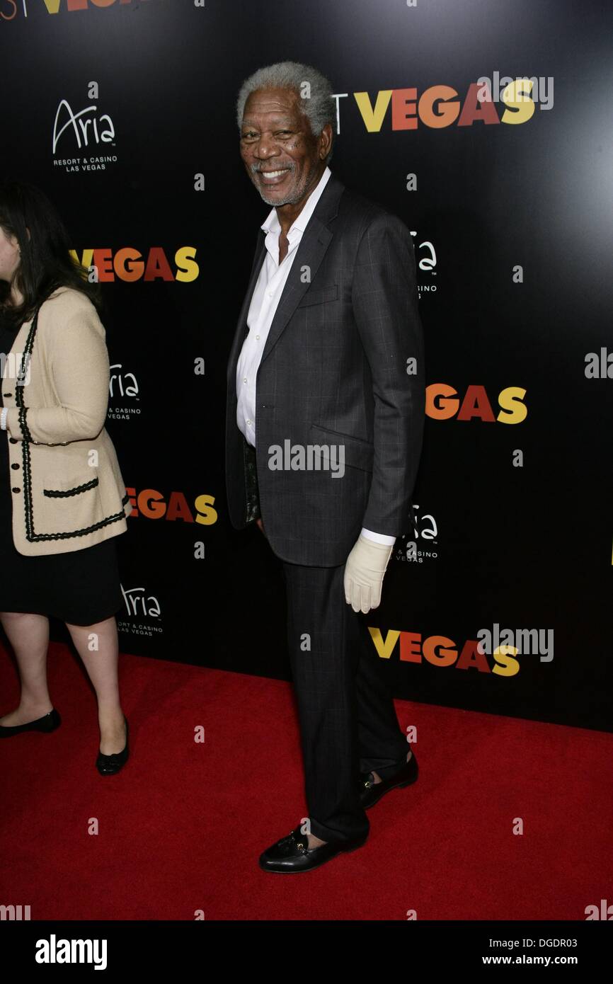 Las Vegas, NV, USA. 18th Oct, 2013. Morgan Freeman at the after-party ...