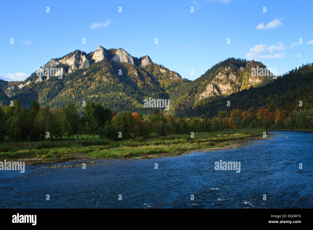 Trzy Korony (eng. Three Crowns) - the highest peak of Pieniny mountains ...