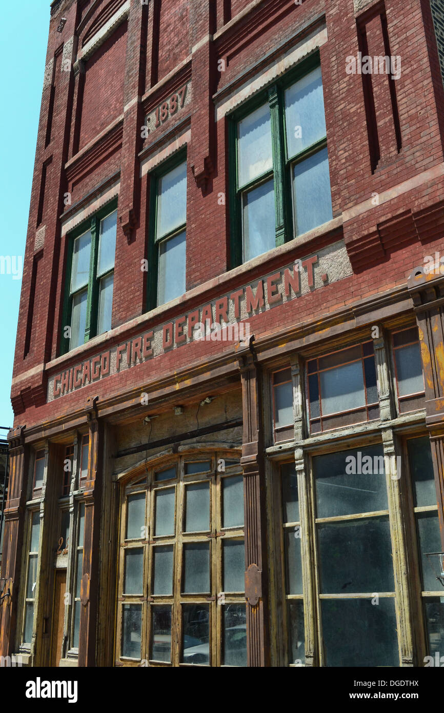 Old Chicago Firehouse Stock Photo - Alamy