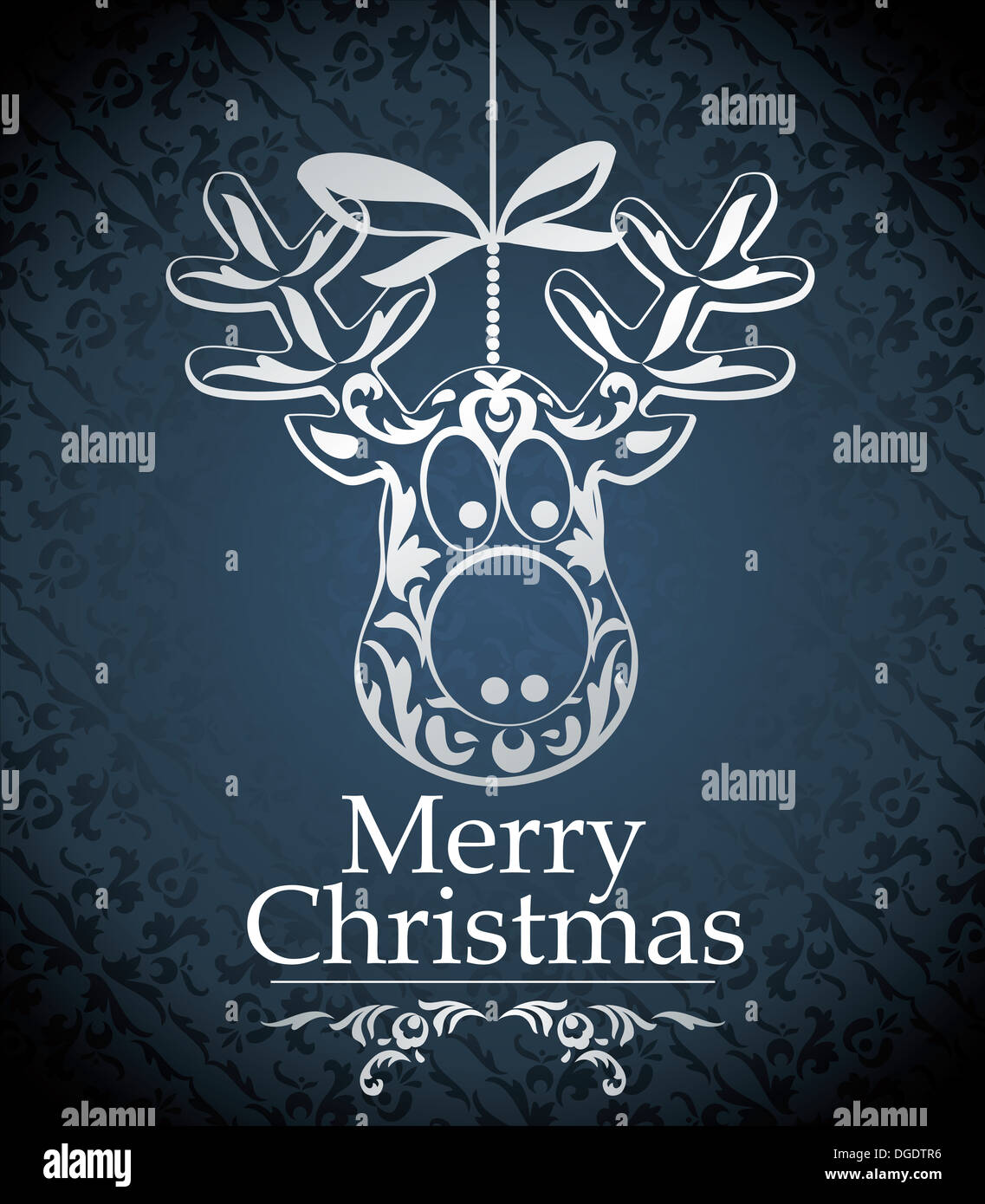 christmas design elements - vector illustration Stock Photo - Alamy