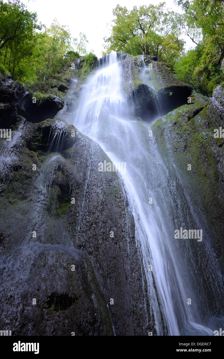 The waterfall in Autoire Stock Photo - Alamy
