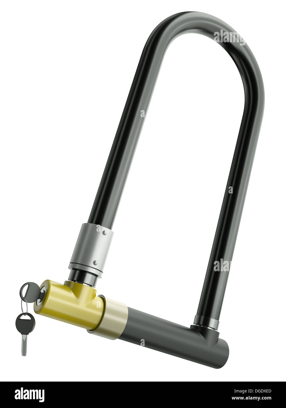 U shape lock Cut Out Stock Images & Pictures - Alamy