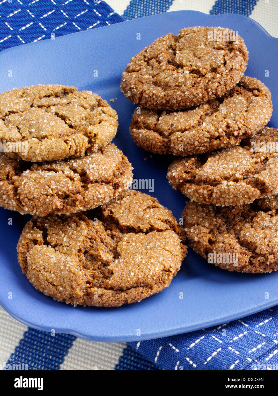 Ginger snappers American biscuits Stock Photo - Alamy