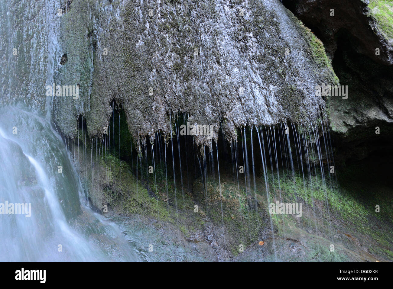 The waterfall in Autoire Stock Photo - Alamy