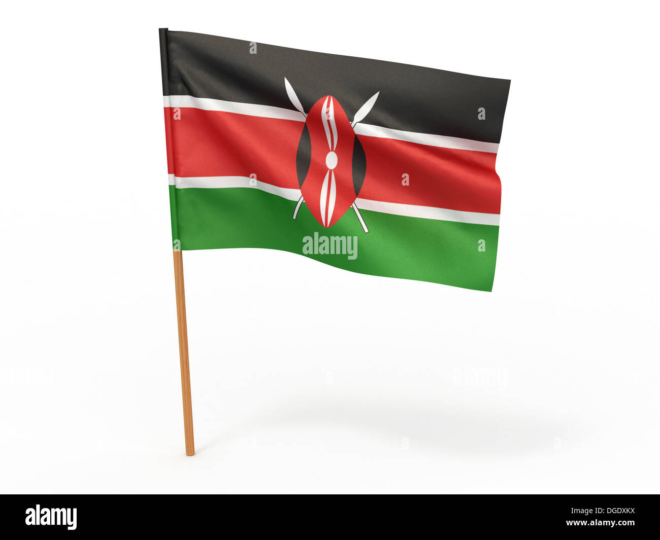Kenia flag hi-res stock photography and images - Alamy