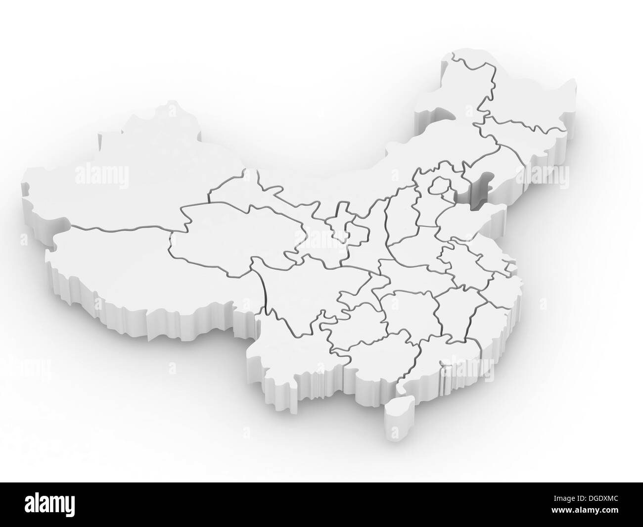 Asia china map geography Black and White Stock Photos & Images - Alamy