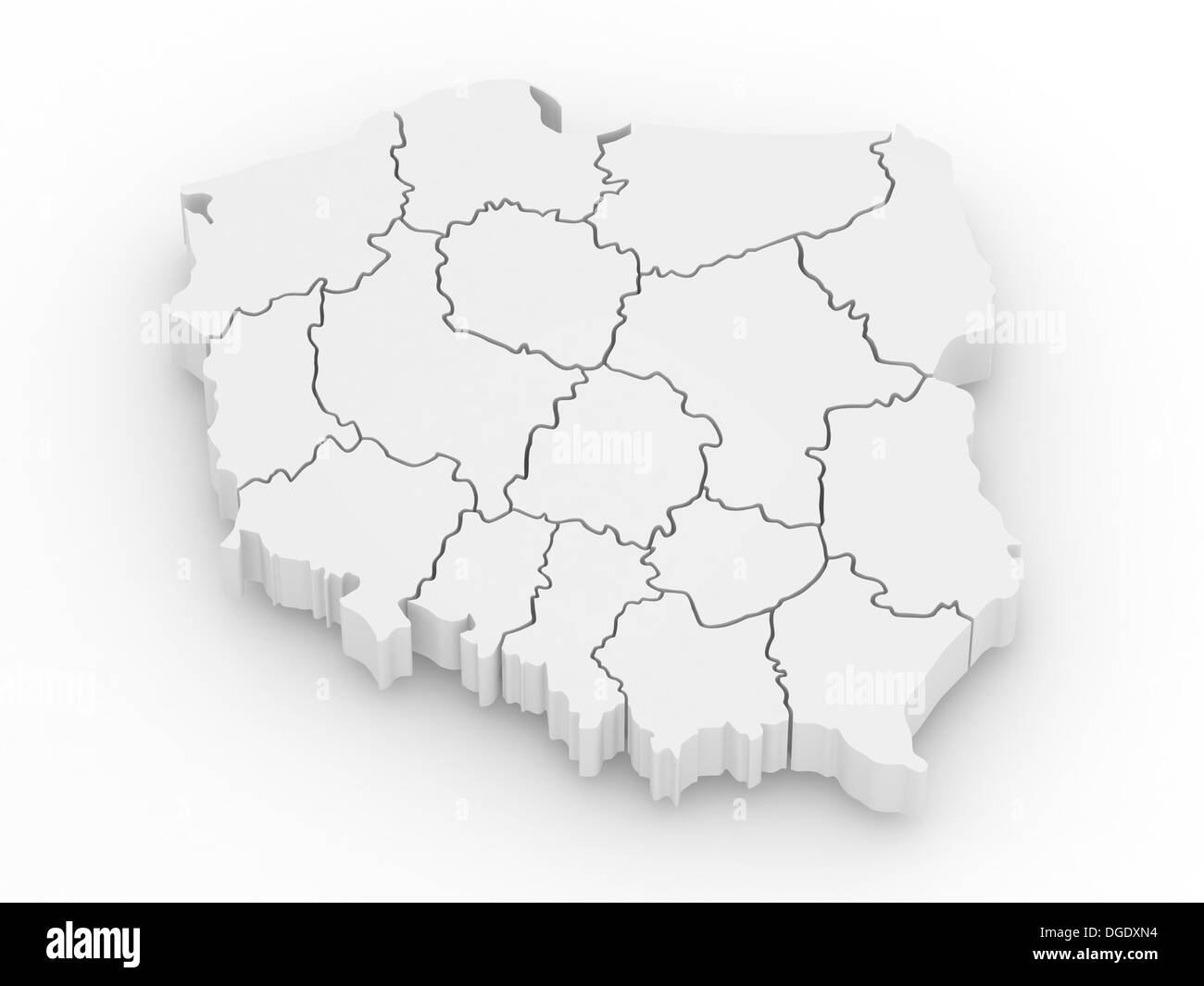 Map of poland hi-res stock photography and images - Alamy