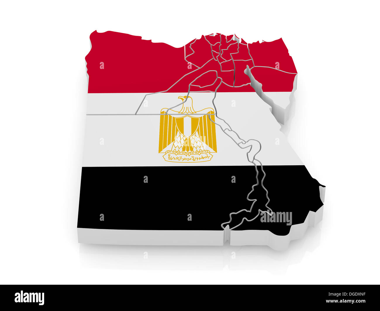 Map of egypt hi-res stock photography and images - Alamy