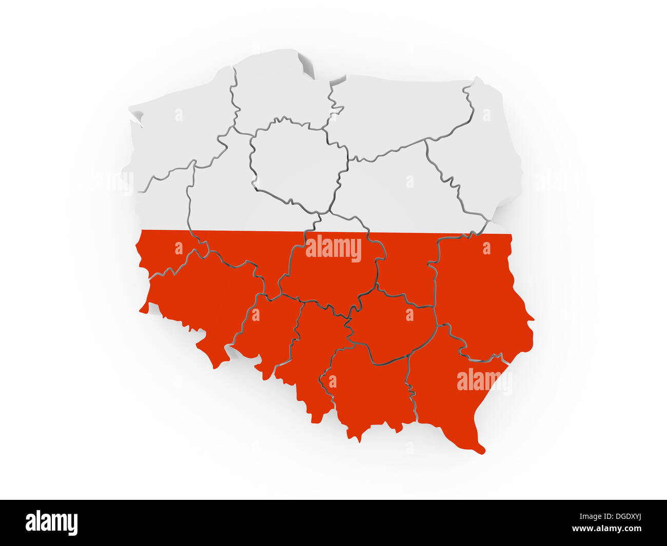 Map of poland hi-res stock photography and images - Alamy